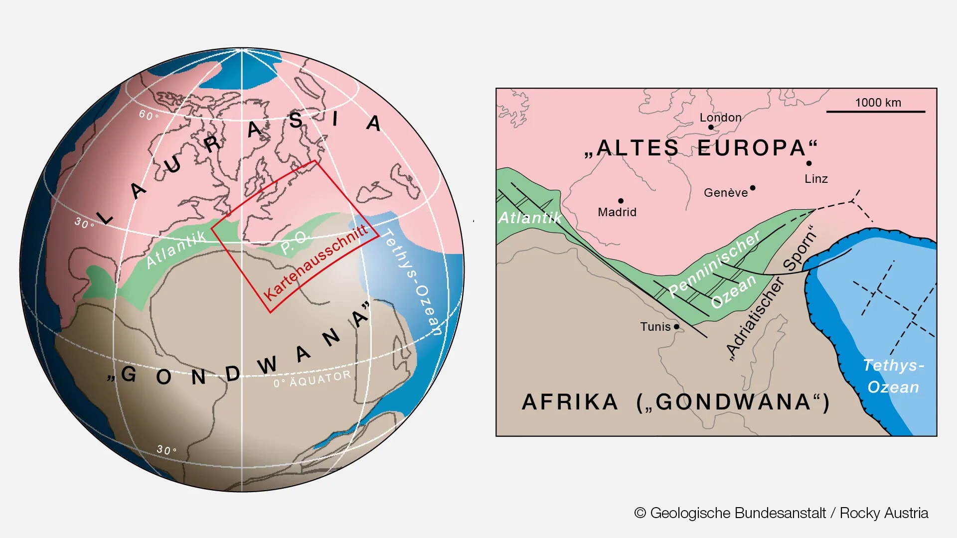 Die Entstehung der Alpen - Geoweg Achensee